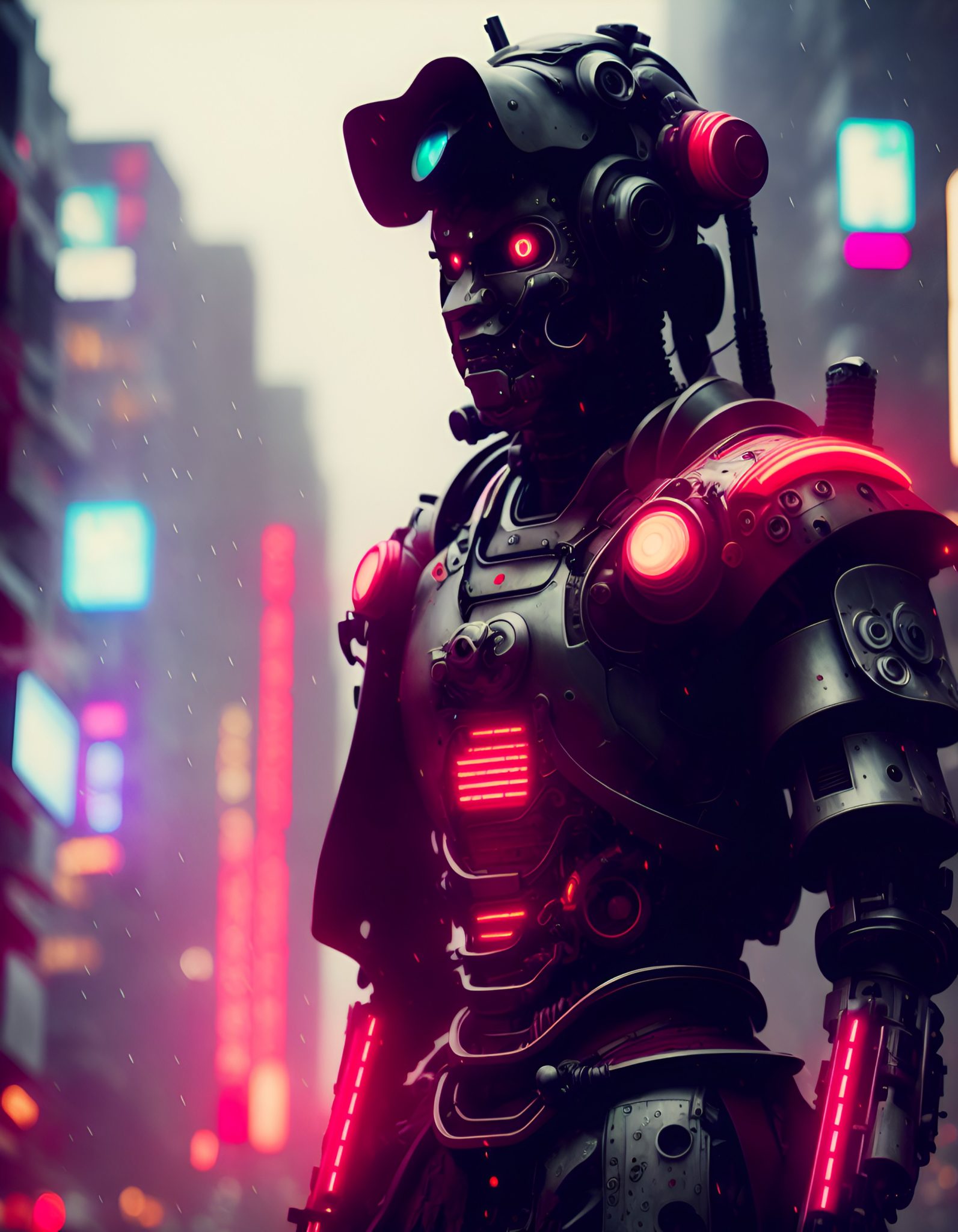 Cyberpunk Samurai: A Stunning Example of Photorealistic Digital Art ...