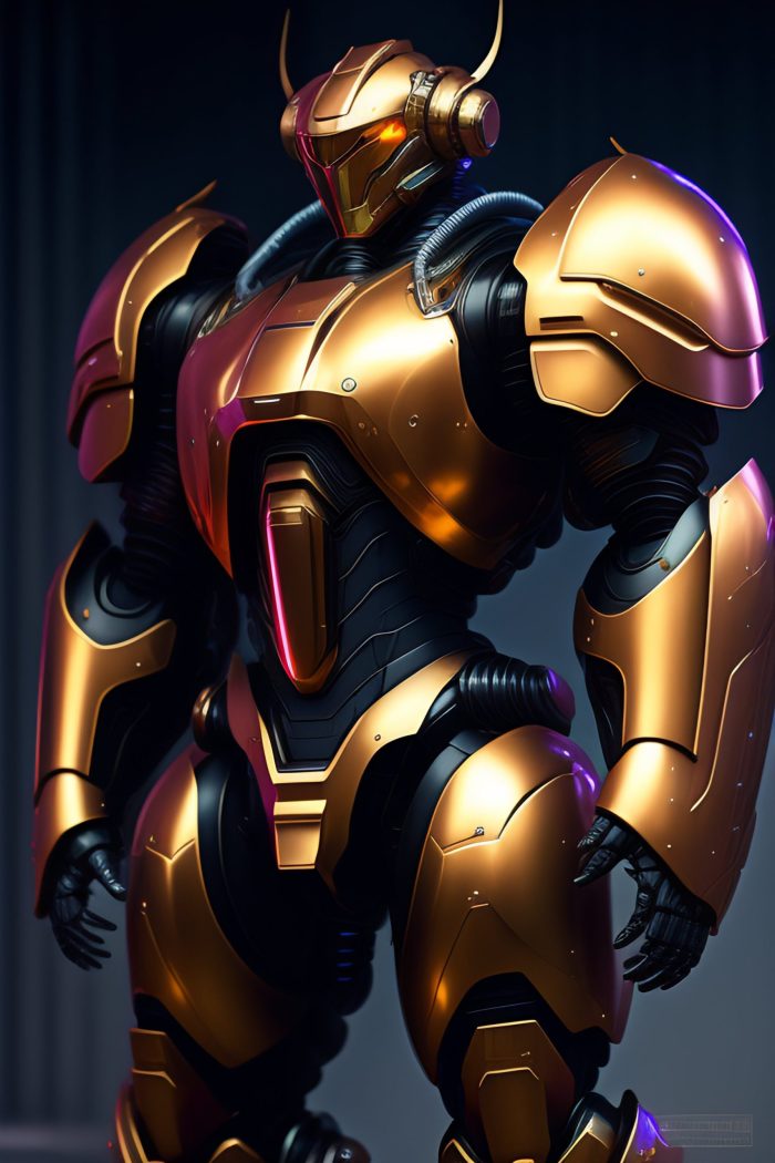 The Beauty and Mastery of Cyberpunk Power Armor in Sci-Fi Concept Art ...