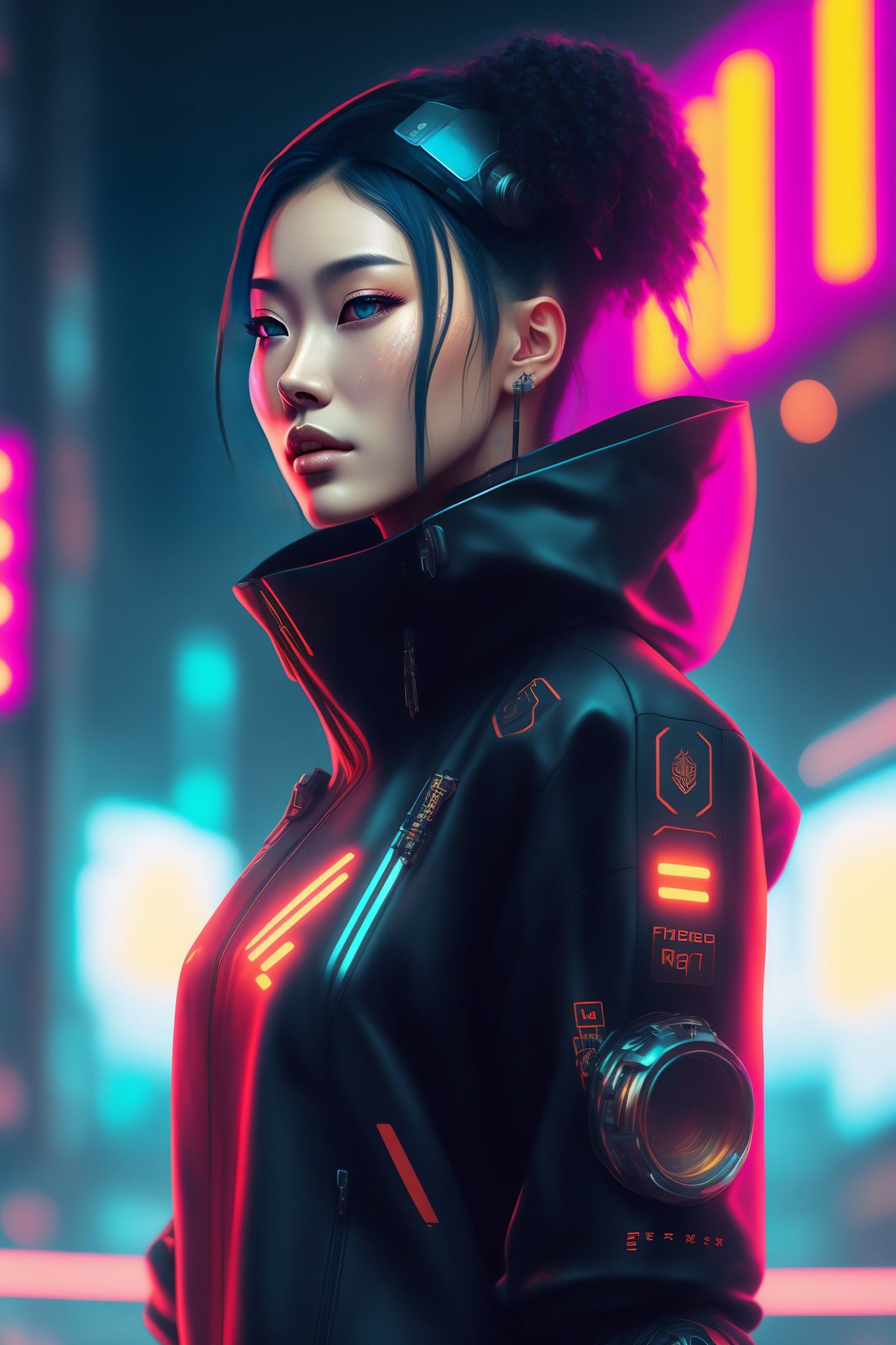 Cyberpunk Fashion Unveiled: A Cinematic Journey Through the Art of WLOP, Ilya Kuvshinov, Artgerm ...