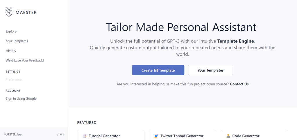 Unleash Your Inner Wordsmith with Maester.app: The Ultimate GPT-3 ...