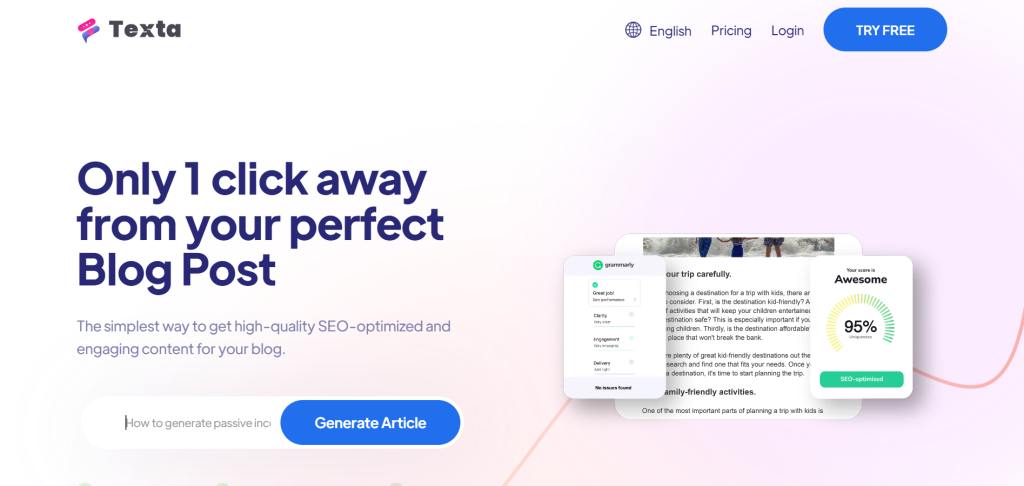 Transform Your Writing Game with Texta.ai: The Ultimate AI Writing ...